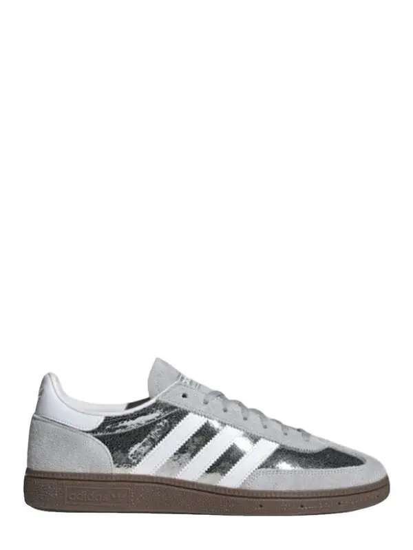 Adidas Handball Spezial Crackedin Sneakers - Silver/white