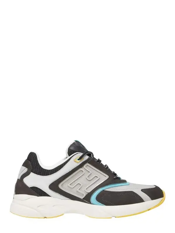 Fendi Faster Ff Sneakers - Gray/black/white
