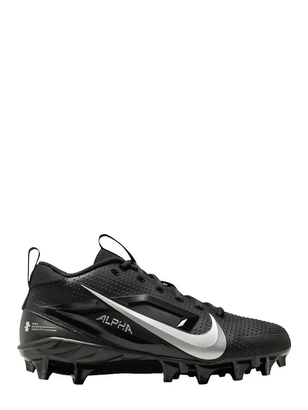 Nike Alpha Menace 4 Varsity Football Cleats - Black/metallic Silver