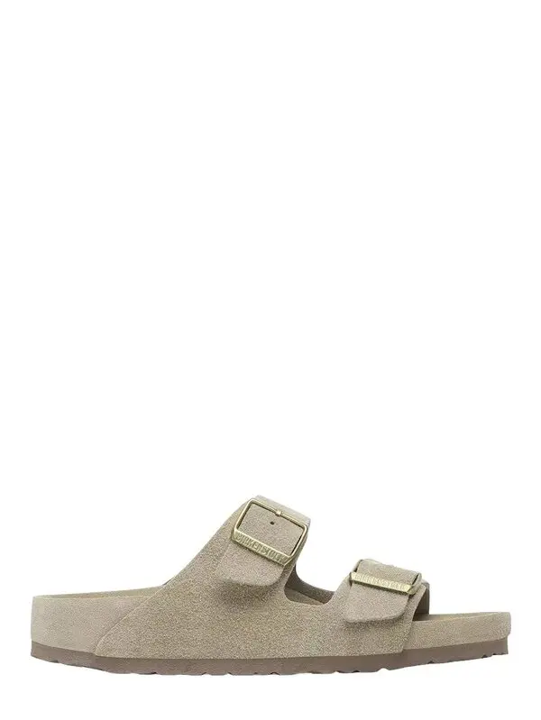 BIRKENSTOCK Arizona Suede Sandals - Taupe