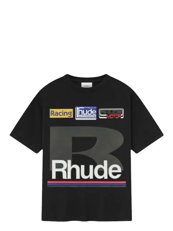 Rhude Petrol Patch T-shirt - Vintage Black