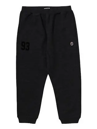 A BATHING APE Mr.bathing Ape Logo Sweat Pants - Charcoal