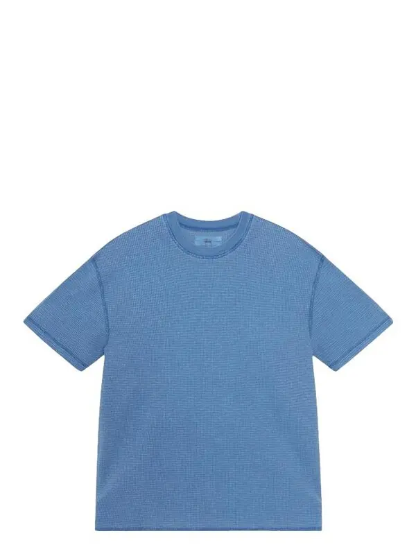 StÜssy Pigment Dyed Short Sleeve Thermal - Blue