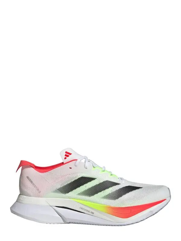 Adidas Adizero Boston - Cloud White/core Black/lucid Red