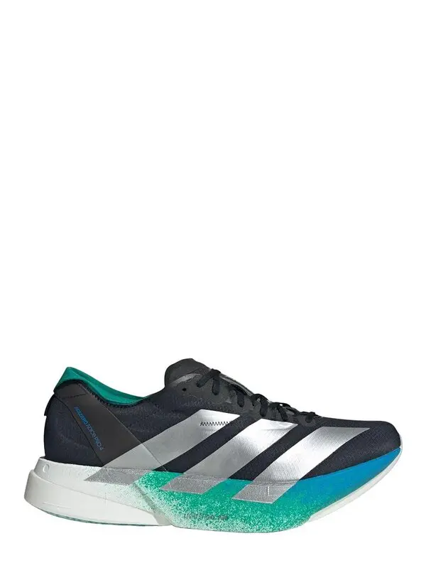 Adidas Adizero Adios Pro 4 Sneakers - Core Black/matte Silver/glory Green