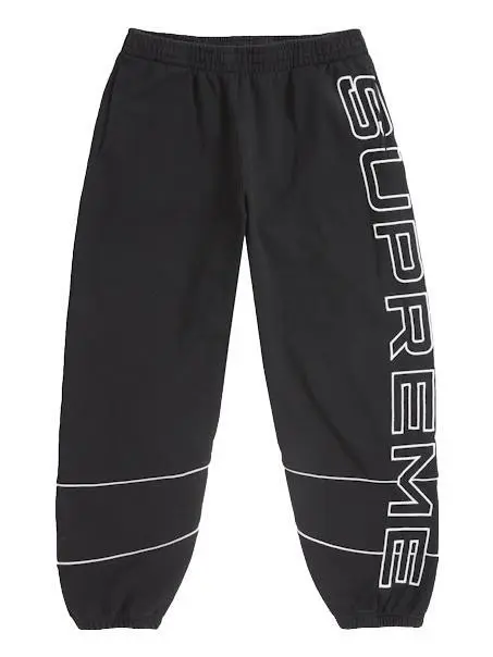 Supreme Paneled Sweatpant - Black