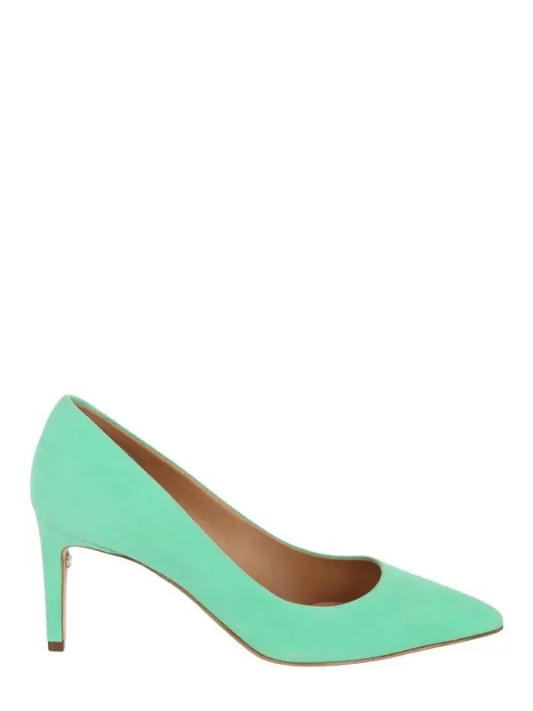 FERRAGAMO Ilary Pointed-toe Pumps - Green