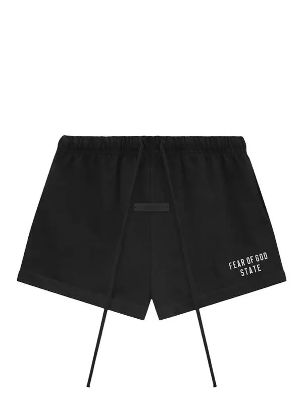 Fear Of God Essentials Heavy Jersey Running Shorts - Black