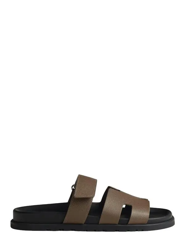 Hermès Chypre Leather Sandal - Brown