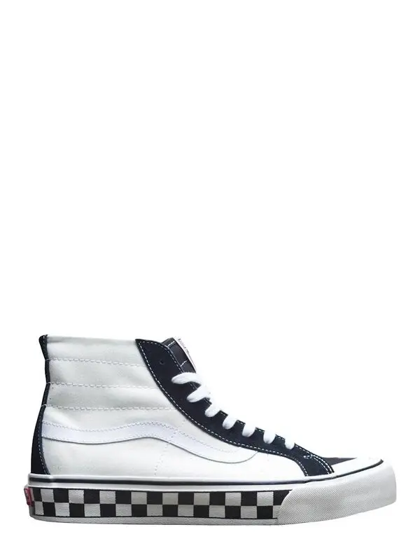 VANS Sk8-hi High-top Sneakers - Black/white/checker