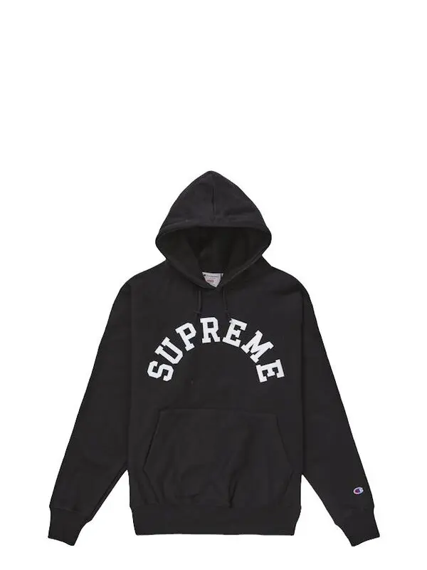 Supreme Champion Hooded Sweatshirt - Black