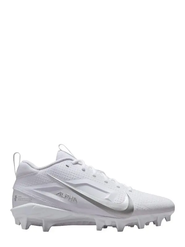Nike Alpha Menace 4 Varsity Football Shoe - White/metallic Silver