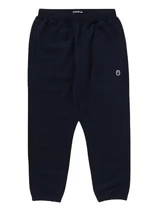 A BATHING APE Mr.bathing Ape College Sweat Pants - Navy Blue