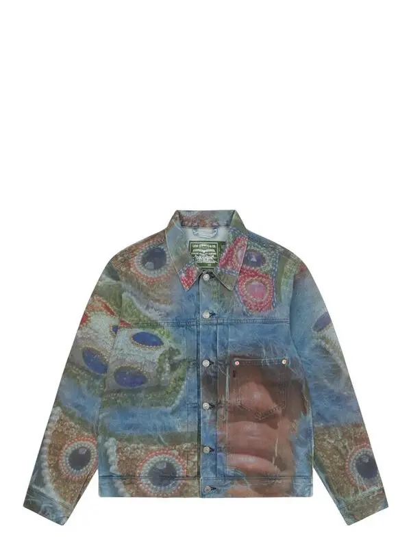 DENIM TEARS Big Chief Demond Type1 Jean Jacket - Multicolor