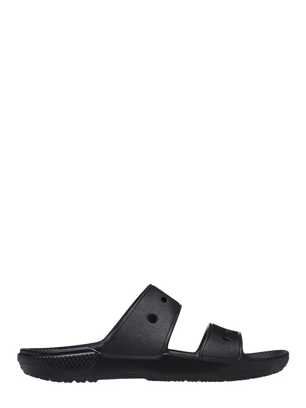 CROCS Classic Double Band Slide Sandals - Black