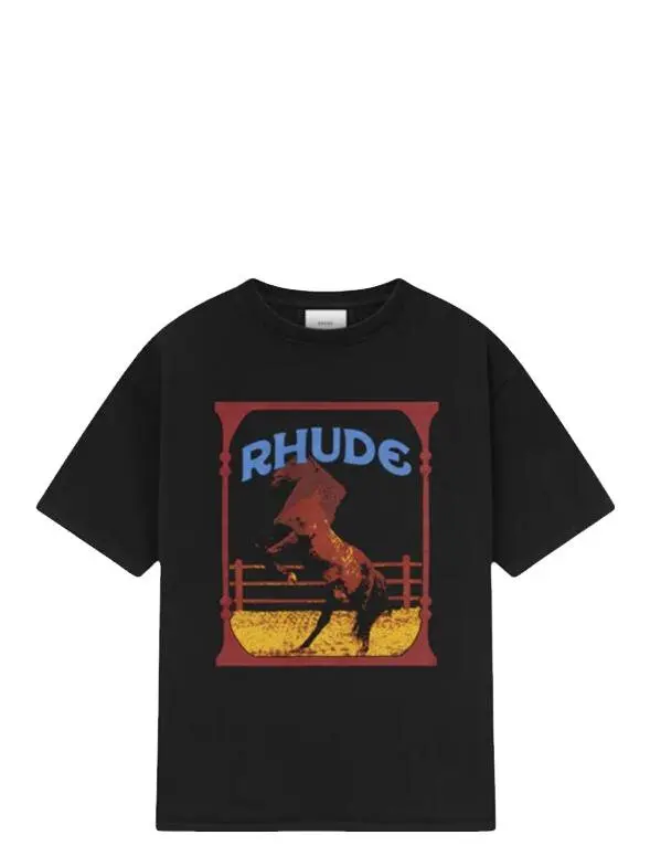 Rhude Cadre T-shirt - Vintage Black