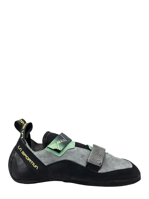 LA SPORTIVA Aragonin Rock Climbing Shoes - Clay/jasmine Green