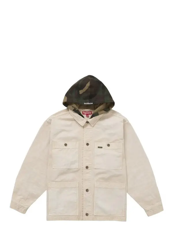 Supreme Hooded Chore Coat - Natural