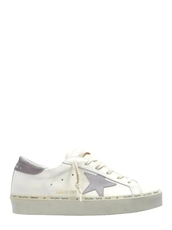 GOLDEN GOOSE Hi Star Sneakers - White/lillac