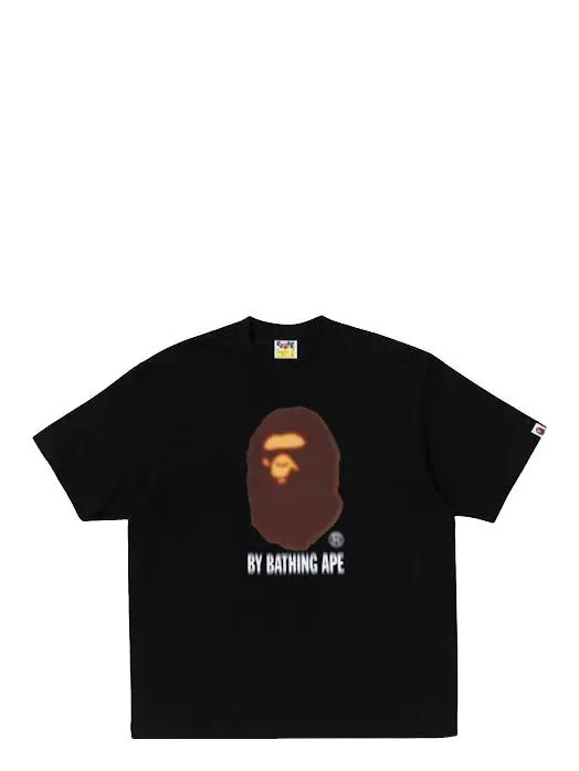 A BATHING APE Blur Bathing Ape Relaxed Fit Tee Shirt - Black
