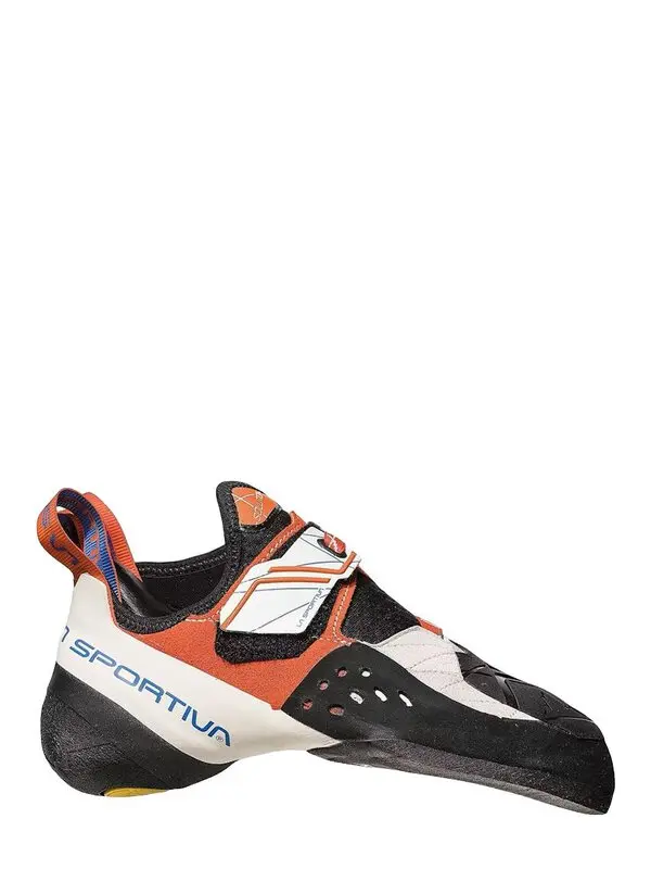 LA SPORTIVA Solution Climbing Shoe - White/lily Orange