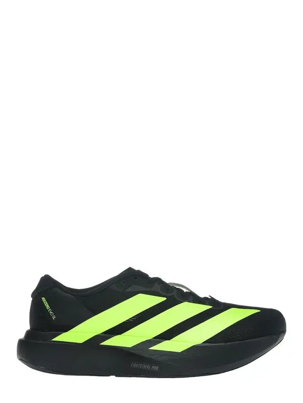 Adidas Adizero Evo Sl Sneakers - Core Black/lucid Lemon/iron Metallic