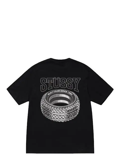 StÜssy Tough Tread Tee Shirt - Black