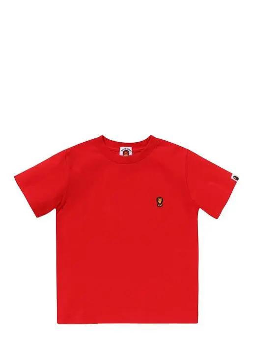 A BATHING APE Back Banana One Point Tee Shirt - Red