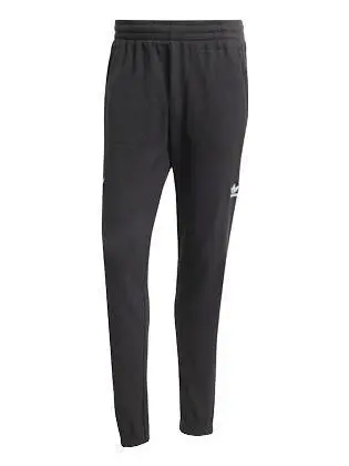 Adidas Essentials Waffle Tracksuit Bottoms - All Black