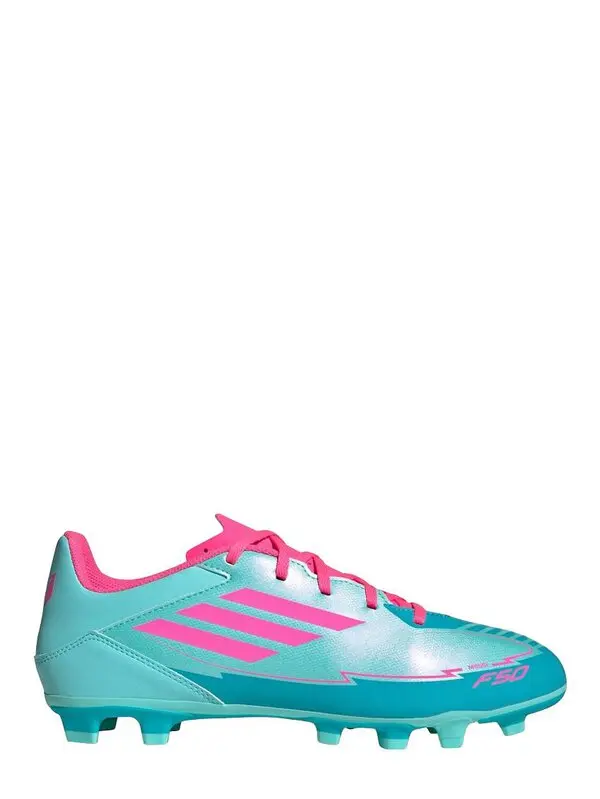 Adidas F50 Club Fg/mg Messi Miami - Flash Aqua/lucid Pink/lucid Cyan