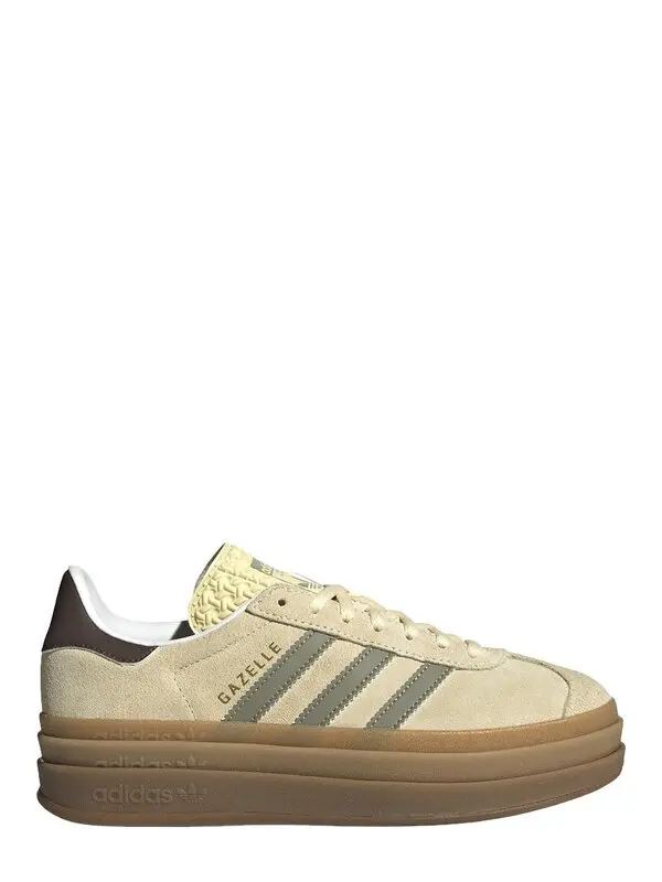 Adidas Gazelle Bold Sneakers - Warm Vanilla/silver Pebble/earth Strata