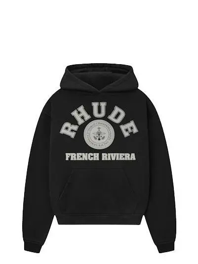 Rhude French Riviera Hood - Black