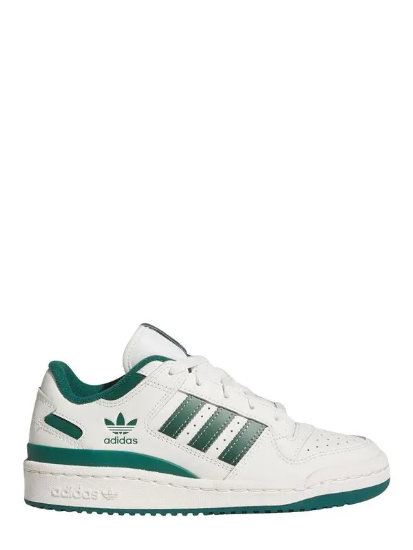 Adidas Forum Low Cl Sneakers - Cloud White/collegiate Green/silver Green