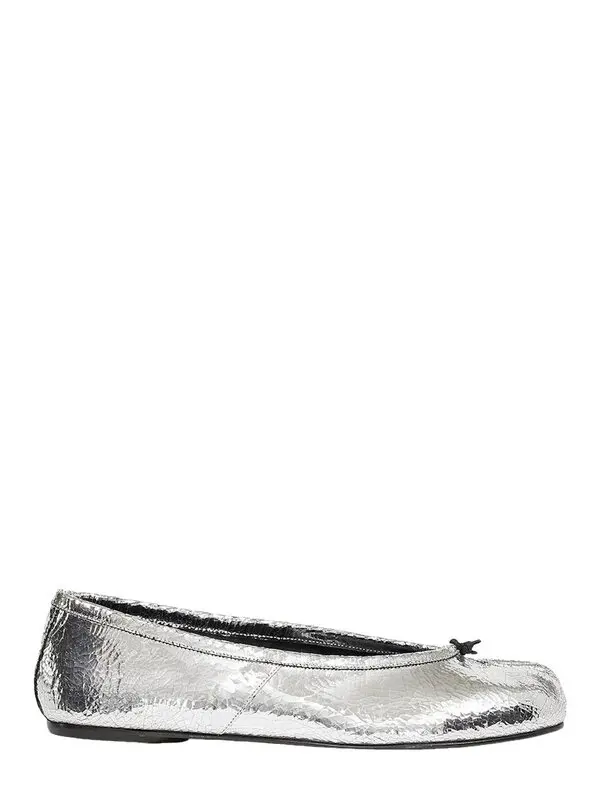 MAISON MARGIELA Tabi Ballerina Flats - Silver