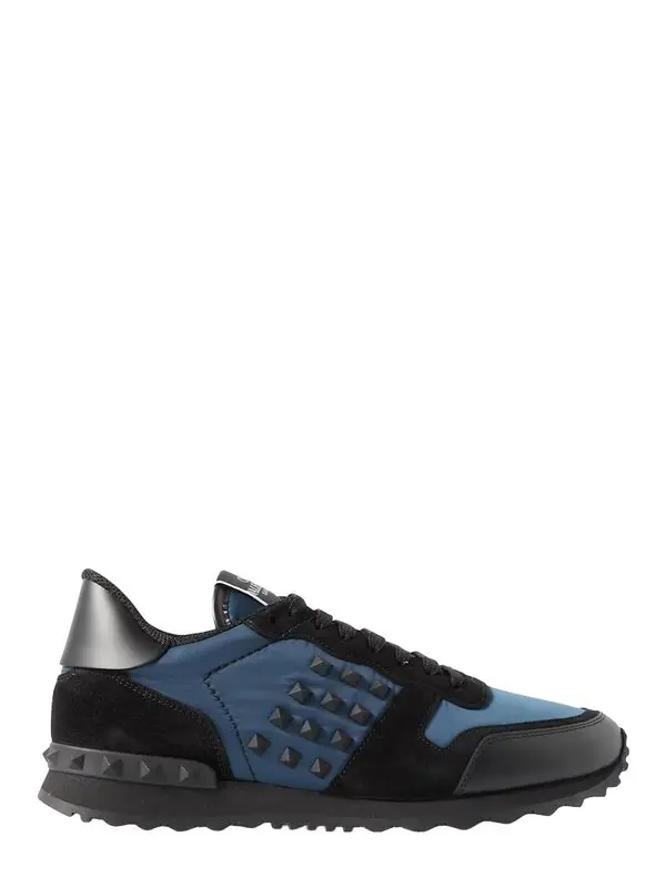 Valentino Garavani Rockstud Sneakers - Blue/black