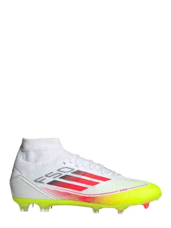 Adidas F50 League Midcut Fg/mg - Cloud White/lucid Red/solar Yellow