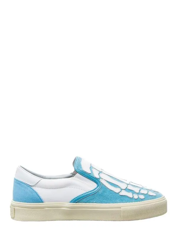 Amiri Skel Toe Slip-on Sneakers - Blue/white/ White