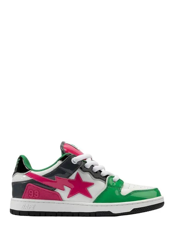 BAPE A Bathing Ape Sk8 Sta #2 M1 Sneakers - Green