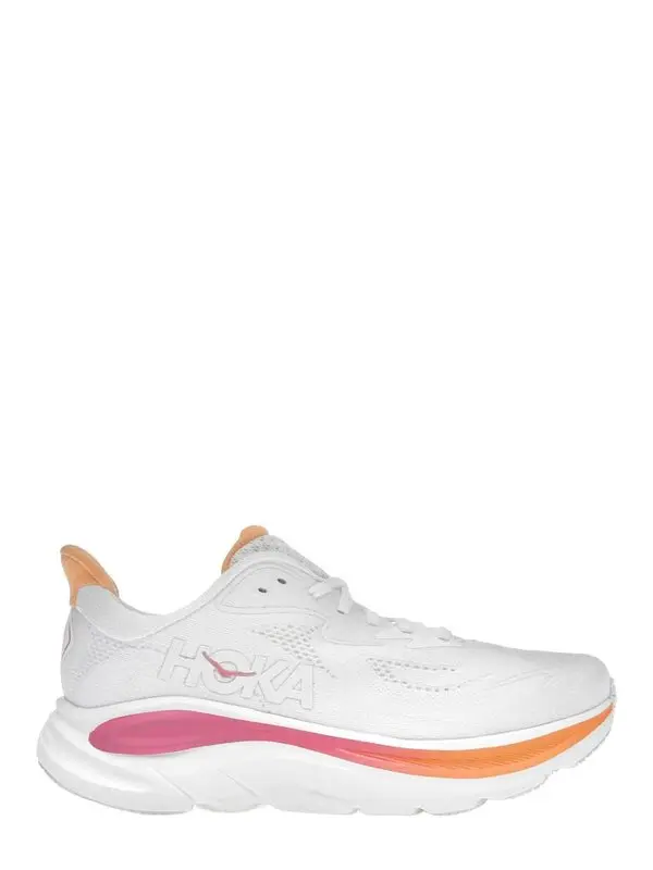 Hoka One One Clifton 10 - White/electric Rose