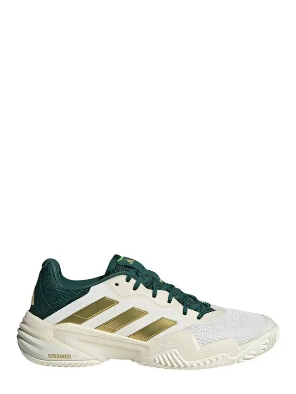 Adidas Barricade Sneakers - Core White/gold Metallic/collegiate Green