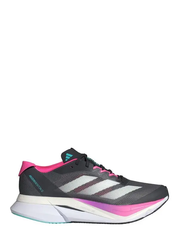 Adidas Adizero Boston 12 - Grey Five/crystal Jade/lucid Pink