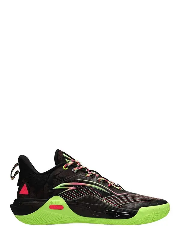 ANTA Kai 1 Speed Afro Futurism Sneakers - Black/volt/pink