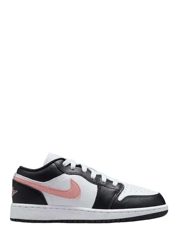 JORDAN 1 Low Sneakers - White/black/rust Pink