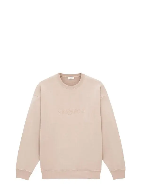 Saint Laurent Logo Sweatshirt - Pink