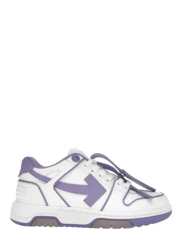Off-White Out Of Office Ooo Low-top Sneakers - White/lilac Purple
