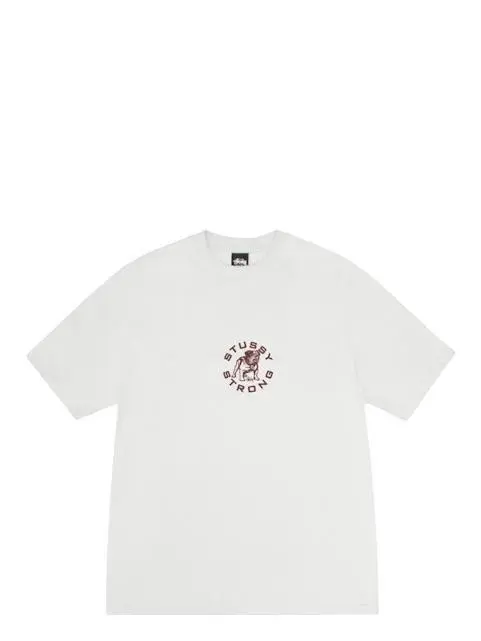 StÜssy Strong Mac Pigment Dyed Tee Shirt - Natural