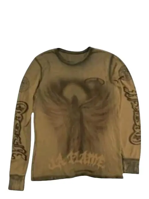 TRAVIS SCOTT Coachella 2025 La Flame Thermal - Brown