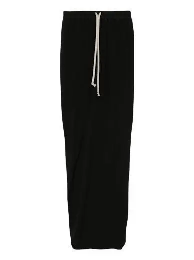 Rick Owens Jersey Pull On Pillar Skirt - Black