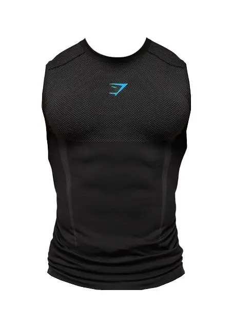 GYMSHARK Onyx 5.0 Tank - Black/onyx Grey