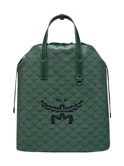 Mcm Medium Himmel Lauretos Backpack - Green